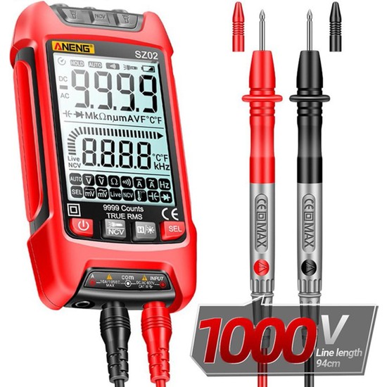 Betty Becky Dijital Multimetre 9999 Sayısı Evrensel Metre Elektrik ...