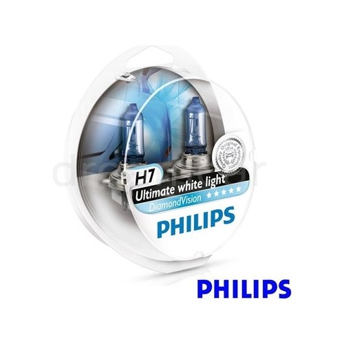 Philips H7 Diamond Vision Ultimate Parlak Beyaz Işık 5000K Fiyatı