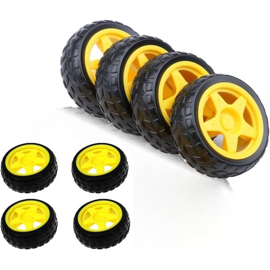 Fsfyb 8 Paket Tt Motor Tekerlekleri Yedek Akıllı Araba Robot Fiyatı