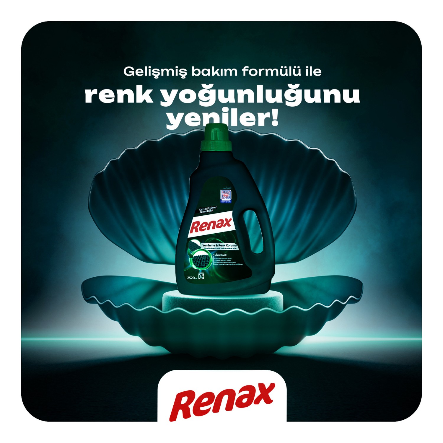 Renax Sıvı Çamaşır Deterjanı 2520 ml - 3 Lü Paket (Renkliler Fiyatı