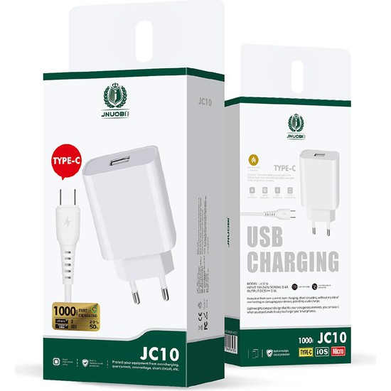 Jnuobi Jc-10 USB Type-C Şarj Aleti Fiyatı - Taksit Seçenekleri