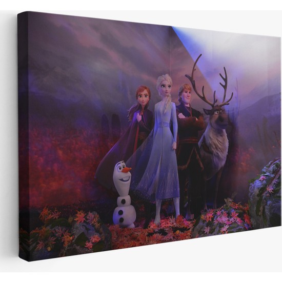 Disney Animation Frozen 2 Karakterleri Dekoratif TABLO-3685 Fiyatı