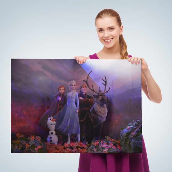 Disney Animation Frozen 2 Karakterleri Dekoratif TABLO-3685 Fiyatı