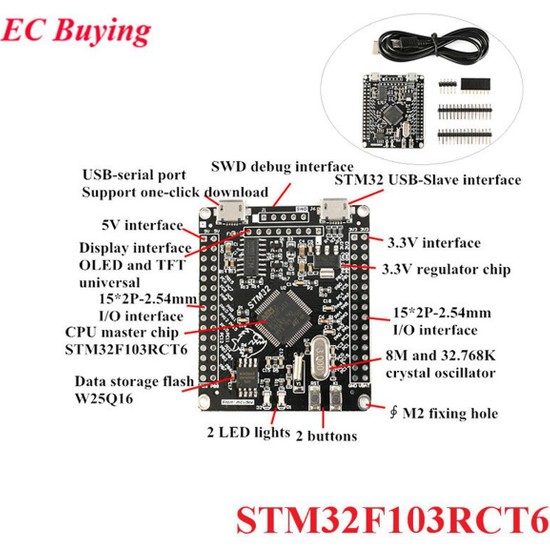 Sourcingasia STM32F103RCT6 STM32 Sistem Kartı Geliştirme Fiyatı
