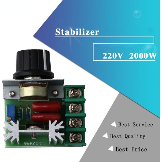 Sourcingasia 1 Adet Ac 220 V 2000 W Scr Voltaj Regülatörü Fiyatı