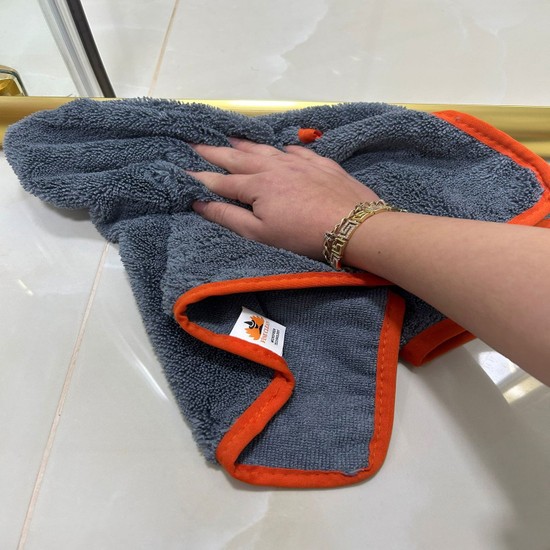 Fine Clean ( 1 Adet ) Turuncu Biyeli Mikrofiber Yer , Duvar Fiyatı