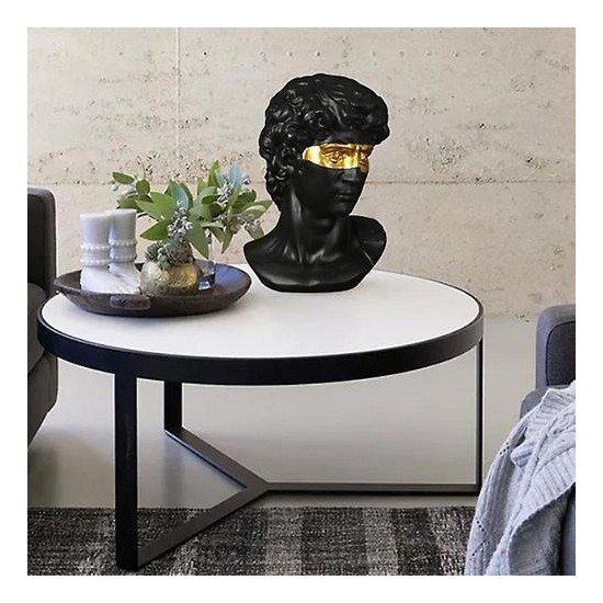 Htun Maskeli David Heykeli Kafa Büstü Reçine Kroki Heykel Fiyatı