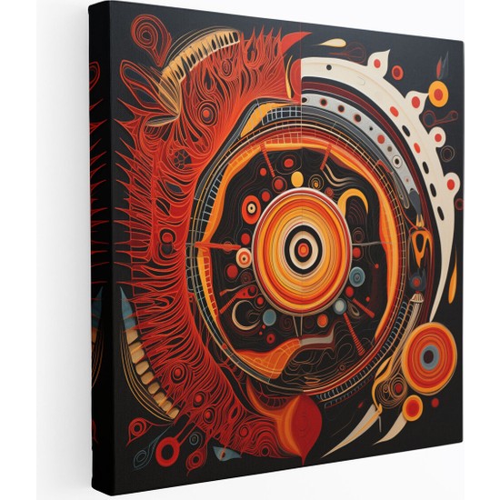 Painted Anarchy Aborijin Tuval Baskı - Çağdaş Yerli Sanat - Fiyatı