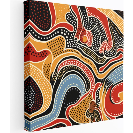 Painted Anarchy Geometrik Aborijin Tuval Baskı - Aborijin, Fiyatı