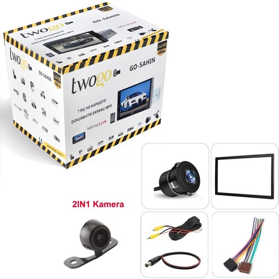 Twogo Tofaş Double Teyp 7inch 4X50W Ayarlanabilir Mirorlink Fiyatı