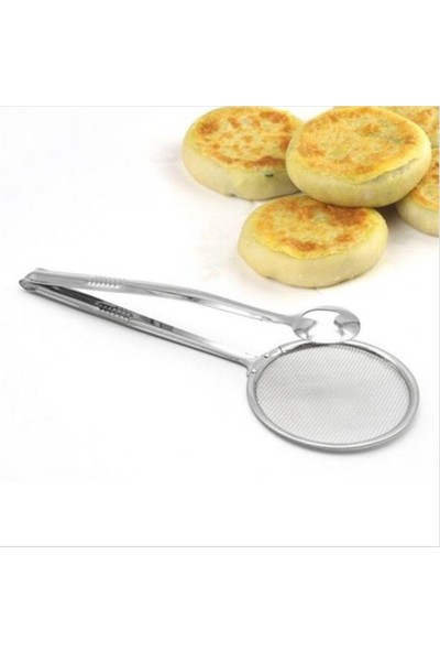 Kitchen Chef Paslanmaz Süzgeçli Lüx Kızartma Maşası Kitchen Chef Paslanmaz Süzgeçli Lüx Kızartma Maşası