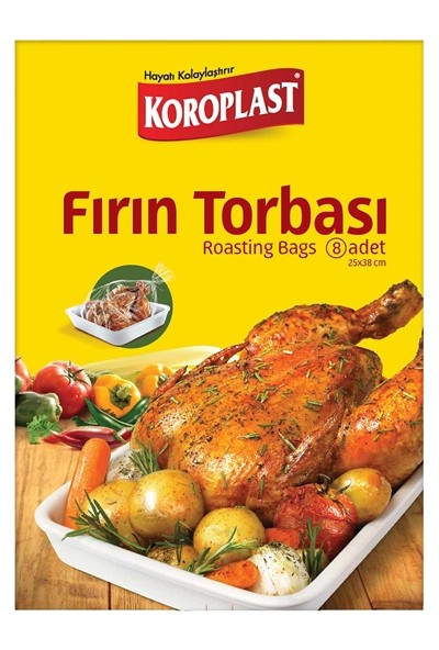 Koroplast Fırın Torbası 8'li 25x38 cm Koroplast Fırın Torbası 8'li 25x38 cm