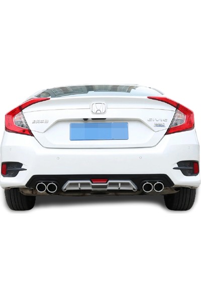 Blue Honda Civic Fc5 Gri-Siyah Renk Ithal Orjinl Egzozlu Difüzör 2016-2017-2018-2019-2020 Uyumlu Difrizör Blueoto Blue Honda Civic Fc5 Gri-Siyah Renk Ithal Orjinl Egzozlu Difüzör 2016-2017-2018-2019-2020 Uyumlu Difrizör Blueoto