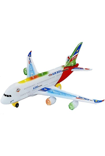 Air Bus A380 Işıklı Sesli Hareketli 43 cm Büyük Uçak Air Bus A380 Işıklı Sesli Hareketli 43 cm Büyük Uçak
