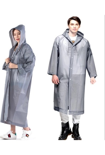 Marlux Raıncoat Eva Unisex Yağmurluk -Gri Marlux Raıncoat Eva Unisex Yağmurluk -Gri