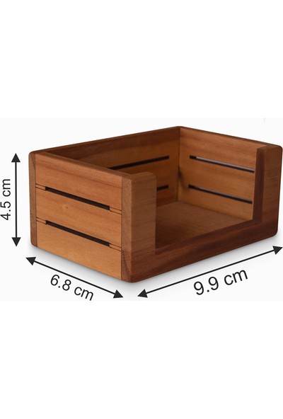 Woodsaka 3line Kiraz Ağacından Kartvizitlik
