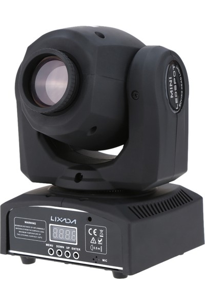 Lixada DMX-512 Mini Hareketli Baş Işığı 8 Renk Değişimi Lixada DMX-512 Mini Hareketli Baş Işığı 8 Renk Değişimi