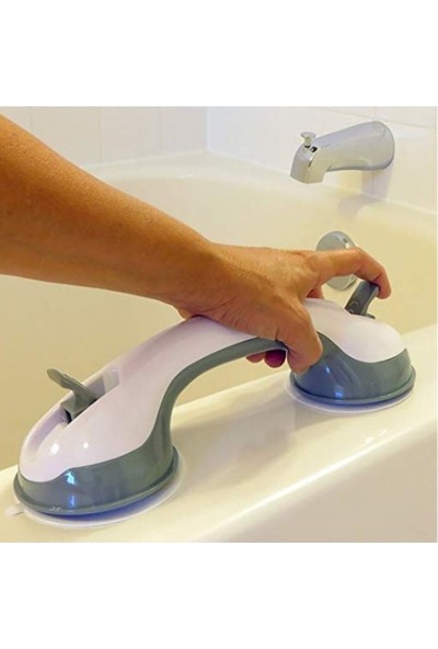 Ulbay Helping Handle Banyo Tutucu Kilitli Güçlü Vantuz Dayanıklı Ulbay Helping Handle Banyo Tutucu Kilitli Güçlü Vantuz Dayanıklı