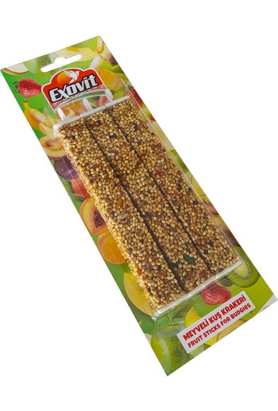 Exovit Meyveli Kraker 3'lü Exovit Meyveli Kraker 3'lü