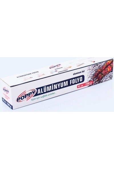 Poppy Alüminyum Folyo 45 cm x 2500 gr