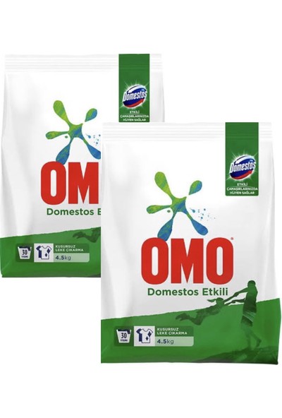 Domestos Omo Domestos Etkili 2 x 4,5 kg Domestos Omo Domestos Etkili 2 x 4,5 kg