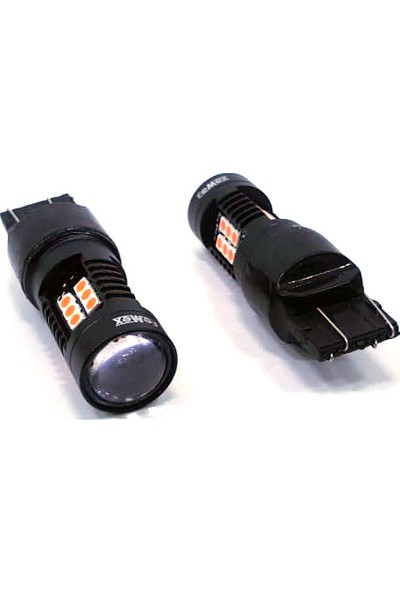 Femex Platinum T20-7443-15W- Dipsiz Çift Duy LED Ampul Kırmızı Mercekli Femex Platinum T20-7443-15W- Dipsiz Çift Duy LED Ampul Kırmızı Mercekli