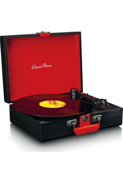 Lenco Classic Phono TT-110 Siyah Hoparlörlü Bluetoothlu Retro Pikap Plak Çalar Lenco Classic Phono TT-110 Siyah Hoparlörlü Bluetoothlu Retro Pikap Plak Çalar