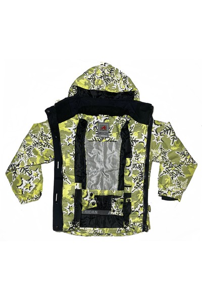 American Project Snowflake Sarı Çocuk Kayak Snowboard Mont