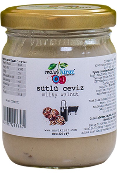 Mavi Kiraz Sütlü Ceviz 220 gr