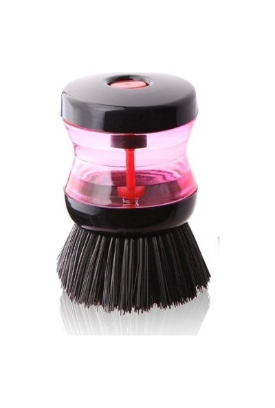 HTG Deterjan Hazneli Bulaşık Yıkama Fırçası Siyah HTG Deterjan Hazneli Bulaşık Yıkama Fırçası Siyah