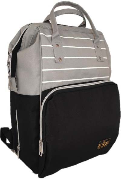 U.S.F Bebek Bakım Çantası Anne Bebek Bakım Sırt Çantası Bej Sarı