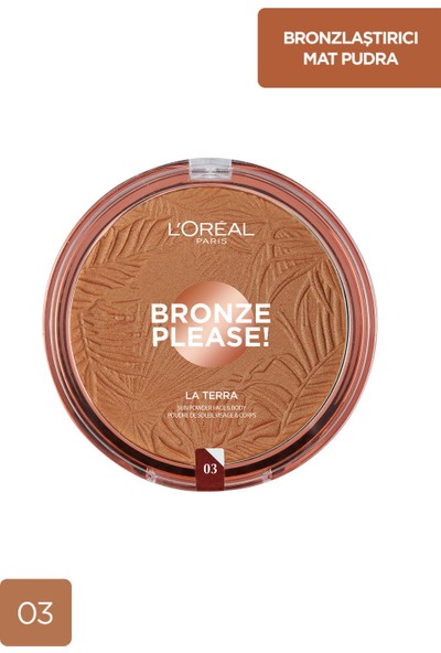L'Oréal Paris Bronze Please! Bronzlaştırıcı Pudra 03 Amalfi Medio L'Oréal Paris Bronze Please! Bronzlaştırıcı Pudra 03 Amalfi Medio