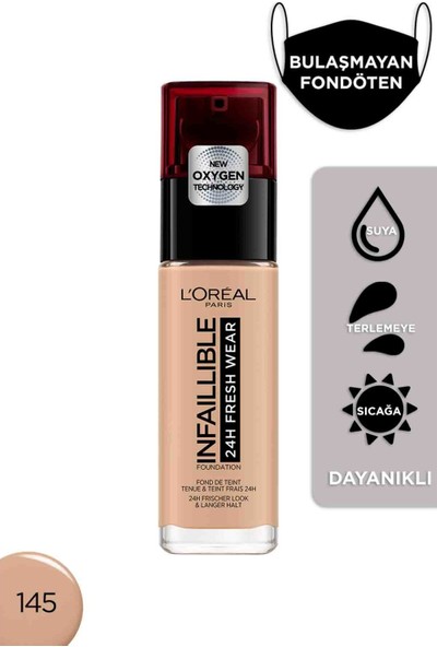 L'Oréal Paris Infaillible 24H Fondöten 145 ROSE BEIGE