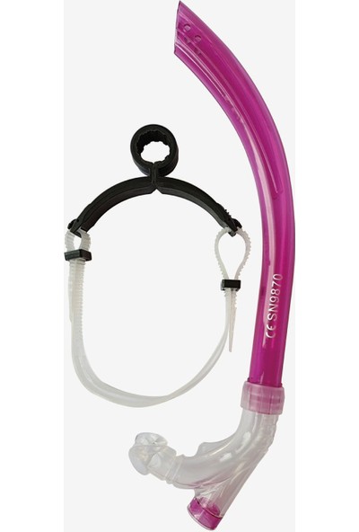 Delta Junior Fuşya Yüzücü Eğitim Şnorkeli