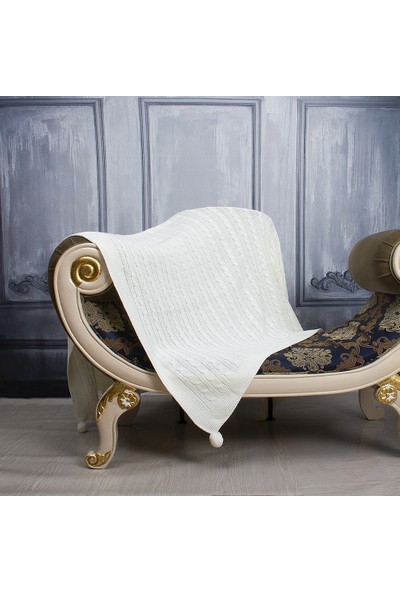 Madame Suzie de paris Krem Triko Tv Battaniye