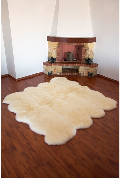 Erdoğan Deri Hakiki Dekoratif Sekizli Kürk Post DKR084