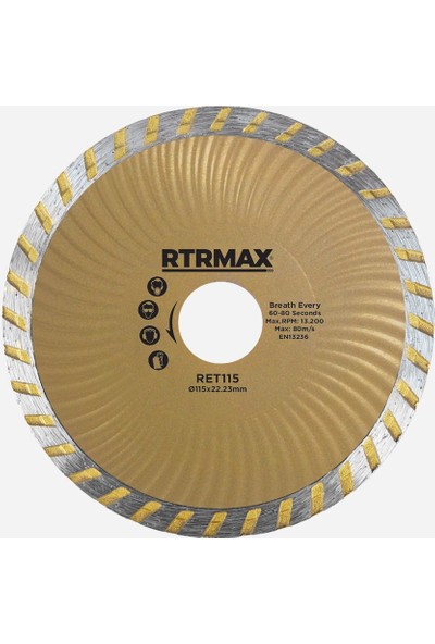 Rtrmax Elmas Testere 115 mm