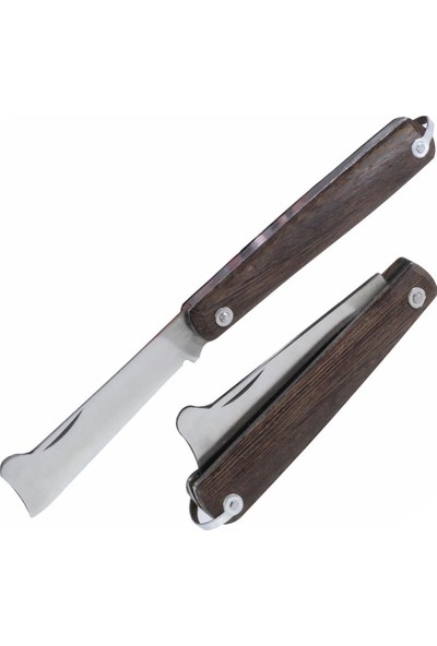 Doğan Aşı Bıçağı Ceviz Aşı Çakısı Ahşap Saplı Dövme Bıçak 18 cm Doğan Aşı Bıçağı Ceviz Aşı Çakısı Ahşap Saplı Dövme Bıçak 18 cm