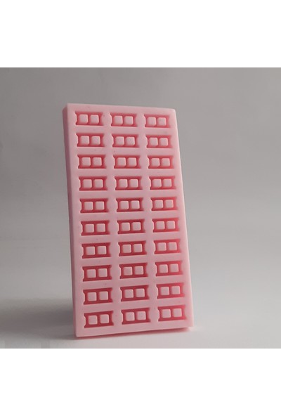 MinyatürEv Silikon Minyatür Briket Kalıbı 2 x 1 x 1 cm 30'lu MinyatürEv Silikon Minyatür Briket Kalıbı 2 x 1 x 1 cm 30'lu