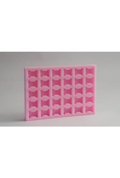 MinyatürEv Silikon Minyatür Kaldırım Taşı Kalıbı 2 x 1 x 1 cm 30'lu