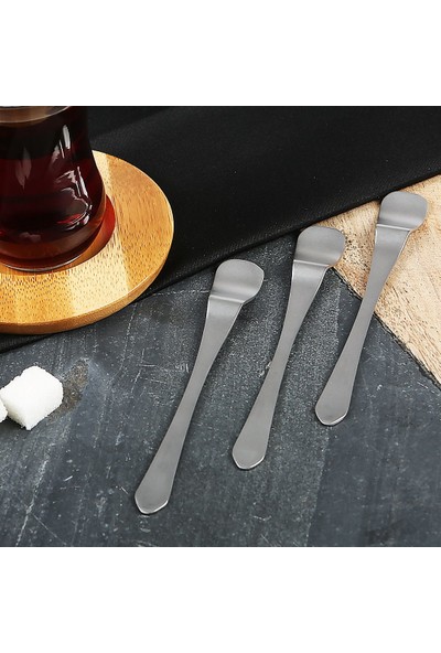 Fecra Gümüş Saten Çay Kaşığı