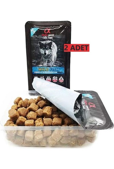 Alpha Spirit Wild Fish Balıklı Tahılsız Yetişkin Köpek Maması Kutu 200 gr x 2 Adet Alpha Spirit Wild Fish Balıklı Tahılsız Yetişkin Köpek Maması Kutu 200 gr x 2 Adet