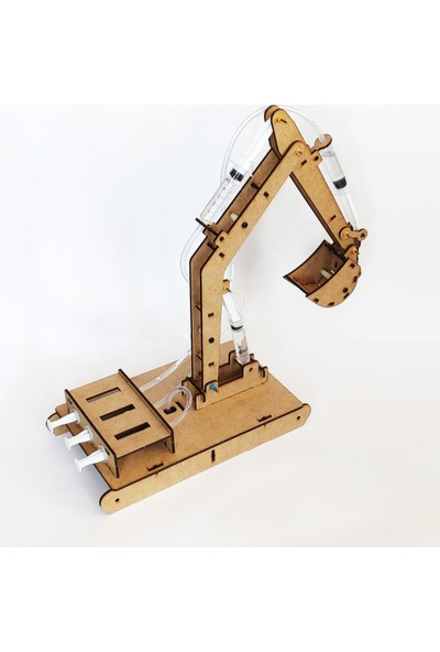 Robotik Şeyler Kendin Yap Ekskavatör Kepçe Eğitici Oyuncak Boyanabilir Ahşap Robotik Şeyler Kendin Yap Ekskavatör Kepçe Eğitici Oyuncak Boyanabilir Ahşap