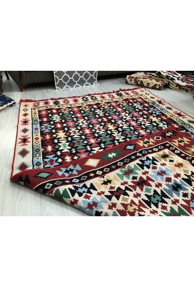 Çift Taraflı Motifli Uşak Kilimi 100X300 - 160X250 - 200X300 - 120X180