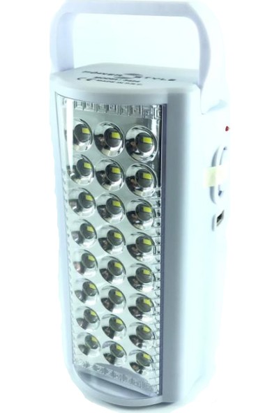 Power Style Telefon Şarj Edebilen Şarjlı Işıldak