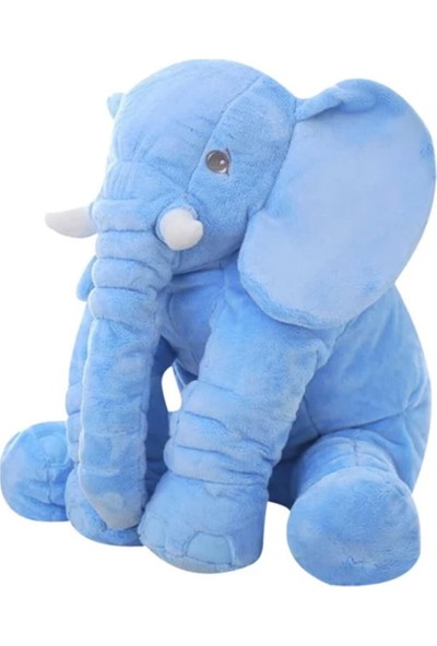 Pambukcuk Oyuncak Uyku Arkadaşım Jumbo Fil 60 cm Mavi