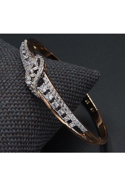 Entrendi Cansus Vip Serisi Gold Taşlı Kelepçe