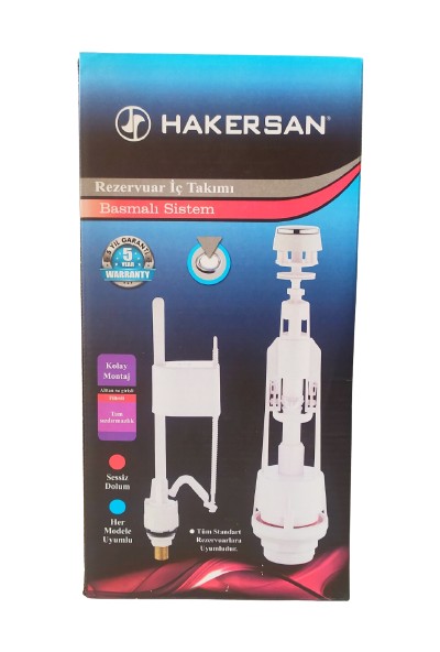 Hakersan Klozet Rezervuar Iç Takımı Basmalı Hakersan Klozet Rezervuar Iç Takımı Basmalı