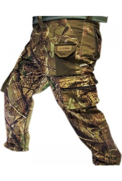 Wilds Meşe Üzerine Haki Kamuflajlı Avcı Pantolonu