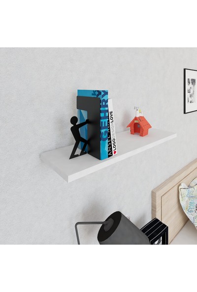 Decormet Adam Kitap Tutucu Siyah Decormet Adam Kitap Tutucu Siyah